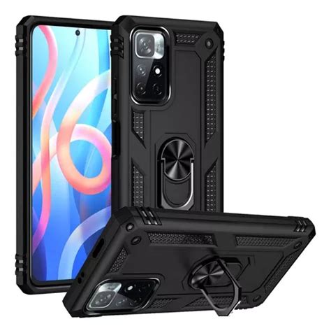 Mica Funda Rudo Con Anillo Para Xiaomi Poco M Pro G Meses Sin Inter S
