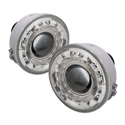 Ford F150 2006 2008 Clear Halo Projector Fog Lights By Winjet FL P