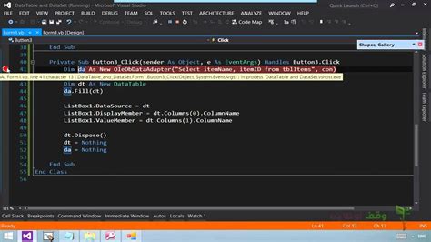 vb 2012 access 30 display member value member in listbox and combobox 1 youtube
