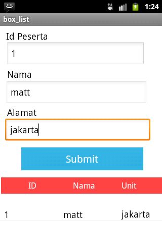 Menampilkan Data Ke Listview Dari Edittext