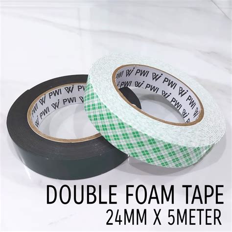 Jual Double Foam Tape Mm X Meter Shopee Indonesia