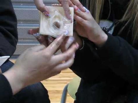 Female Condom Demonstration YouTube