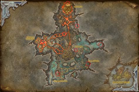 Locations Of All 64 Dragonriding Glyphs In WoW Dragonflight