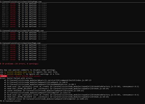 Laravel How To Figure It Out On Which Mistake I Made When I Run Npm