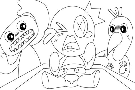 Desenhos De Garten Of Banban Para Colorir