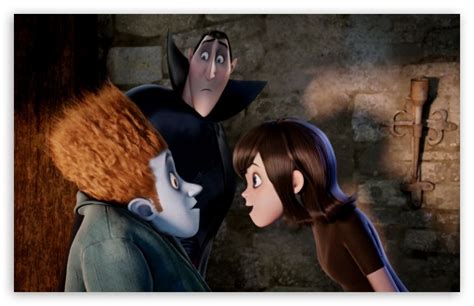 Hotel Transylvania Johnnystein And Mavis With Dracula Ultra Hd