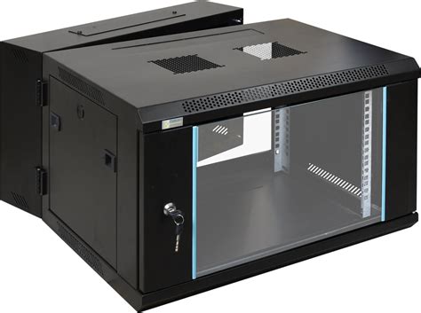 U Rack Cabinet Double Section Wall Mounted Fully Assembled X