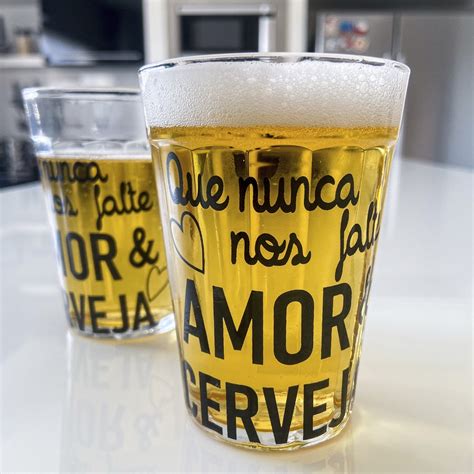 Copo Americano De Vidro Ml Cerveja Kit Unidades Que Nunca Nos