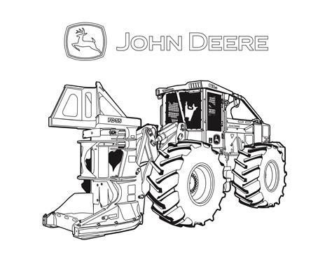 Printable Coloring Pages John Deere