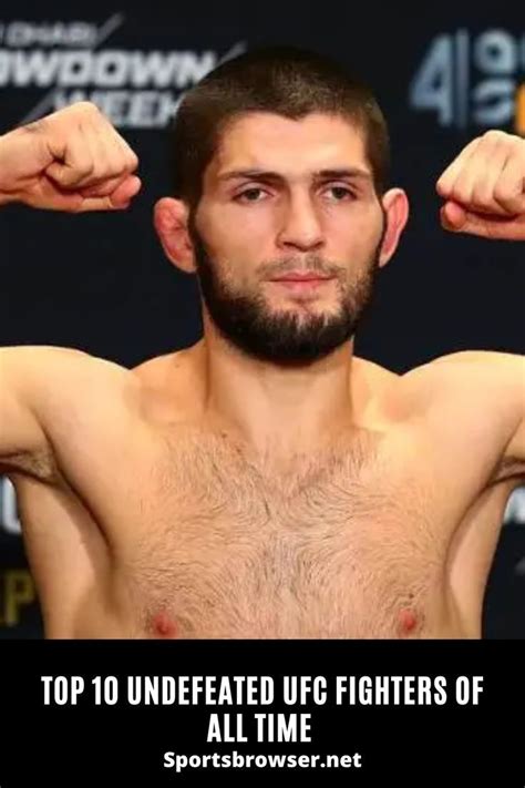 Who Are The Greatest Undefeated Ufc Fighters Of All Time Artofit