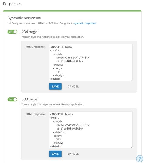 creating error pages with custom responses fastly help guides