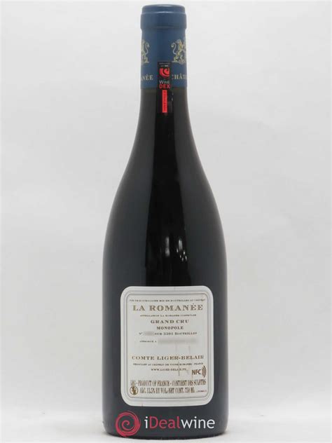 Acheter La Romanée Grand Cru Comte Liger Belair Domaine du 2015 lot