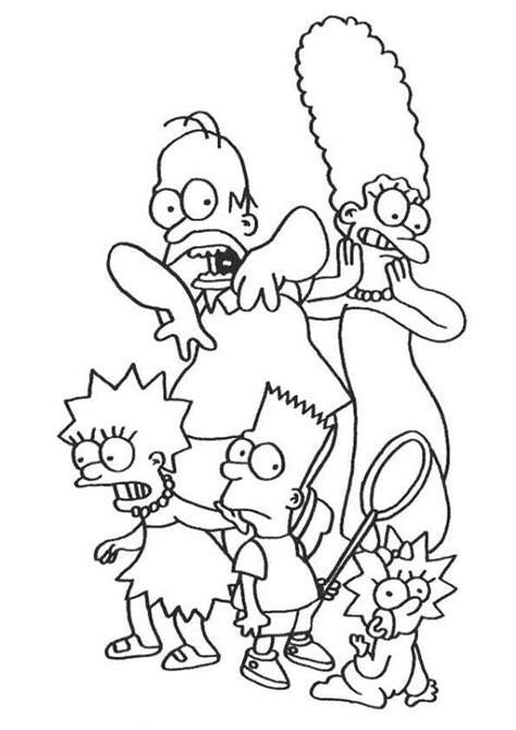 Simpsons Ausmalbilder Zum Ausdrucken