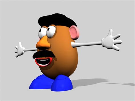 Toy Story Mr Potato Head Rigged D Model Rigged Cgtrader Lupon Gov Ph