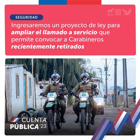 Gobierno de Chile on Twitter CuentaPública2023 Este mes