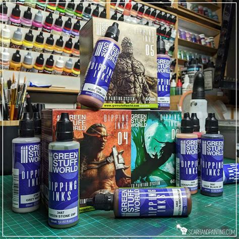 Review Green Stuff World Dipping Inks Scarhandpainting