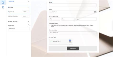 Help Align Submit Button On The Form 123FormBuilder