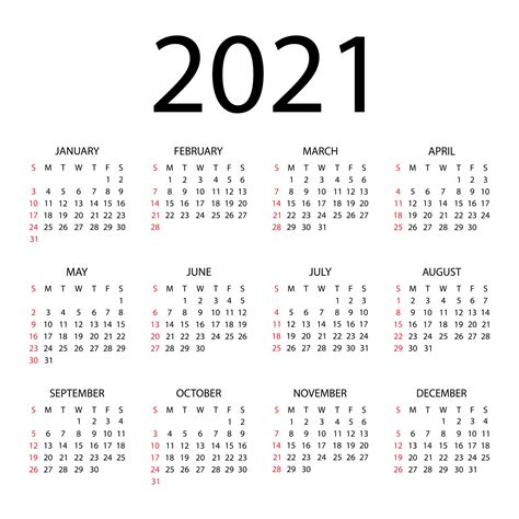 Calendario Anual Imprimible Gratis Plantilla De Calendario Para
