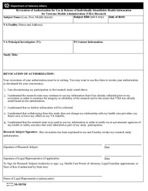 Fillable Online Irb Ucsf Revocation Of Authorization For Use And