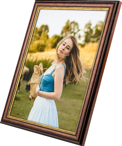 RAMKA NA ZDJĘCIA RAMKI DREWNIANA 28x35 BRĄZOWA 10967027419