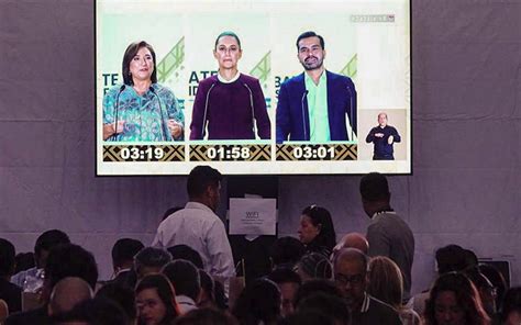 Quién ganó el Segundo Debate Presidencial Partidos difunden encuestas