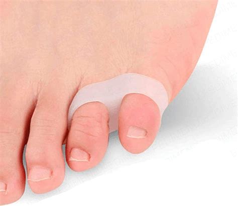 PEDIMEND Soft Silicone Gel Bunion Hallux Valgus Two Hole Toe Separator
