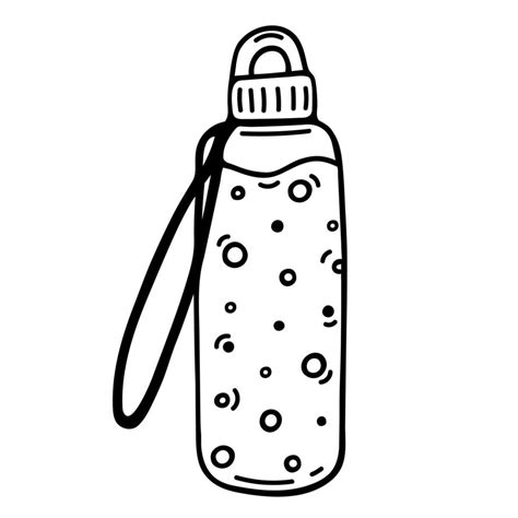 Plastic Bottle Clipart Black And White