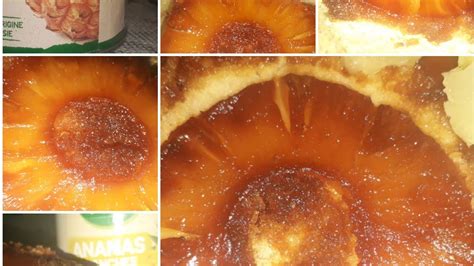 كیكۃ الأناناس المقلوبۃ بصلصۃ الكرامیل یاسلام Gateau Renverse A L 4k