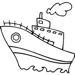 Dibujos de Cruise ship Paquebot Transporte para colorear Páginas