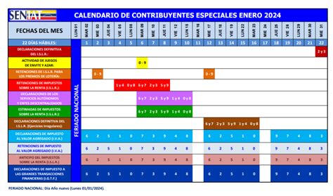 Calendario Contribuyentes Especiales Pdf Image To U