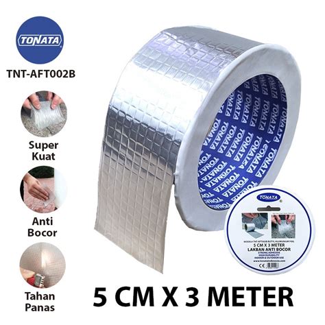 Jual Lakban Anti Bocor Lem Anti Air Alumunium Foil Butyl Tape 5 Cm X