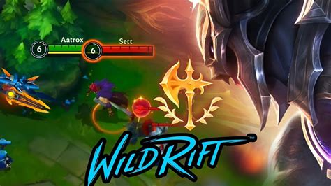 Wild Rift Aatrox Vs Sett Baron Lane Season 11 YouTube
