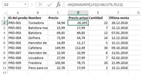La función SI en Excel explicada fácilmente con ejemplos IONOS