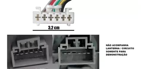 Soquete Plug Conector Lanterna Traseira Palio Attractive Venda Em