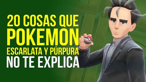 POKÉMON ESCARLATA Y PÚRPURA 20 COSAS que PUEDES HACER y NO LO SABÍAS