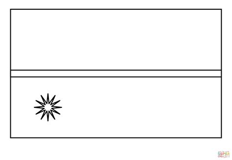 Desenho De Emoji Bandeira De Nauru Para Colorir Desenhos Para Colorir