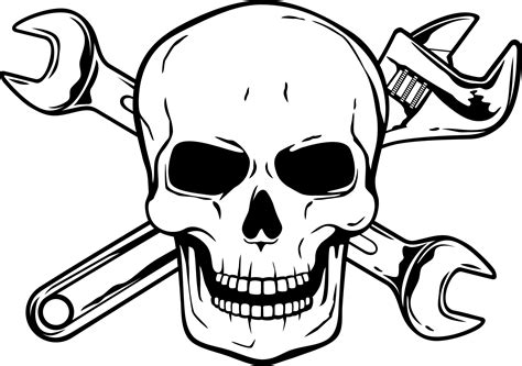 Mechanic Skull Png Illustration 8513587 PNG