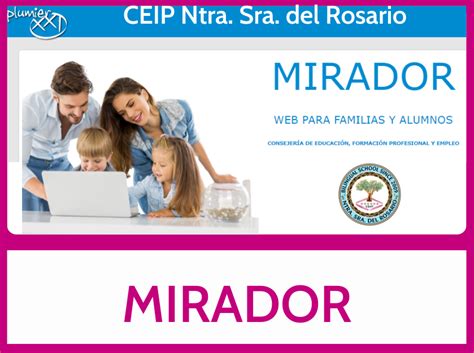 Acceso y registro a MIRADOR CEIP Bilingüe Ntra Sra del Rosario
