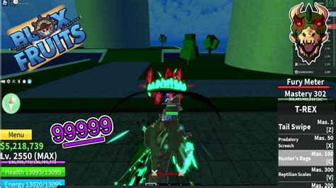 NEW T Rex Fruit FULL SHOWCASE Blox Fruits T Rex Fruit Full Showcase