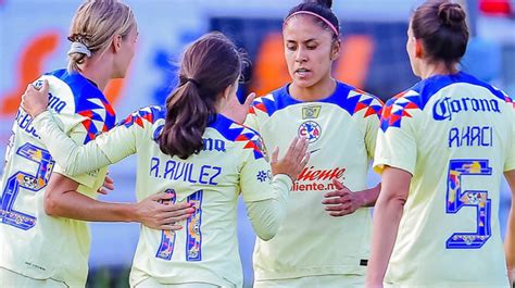Voló el ave América femenil golea a Necaxa en la jornada 14