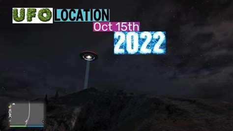 Ufo Location Mount Chiliad Gta Online Youtube
