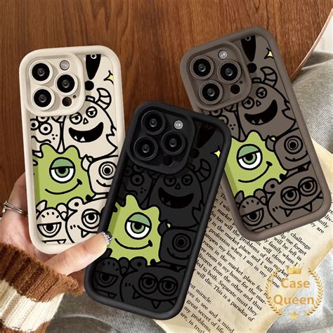 เคสโทรศพทมอถอ แบบนม ลายการตนมอนสเตอร สาหรบ Vivo Y36 Y22 Y16