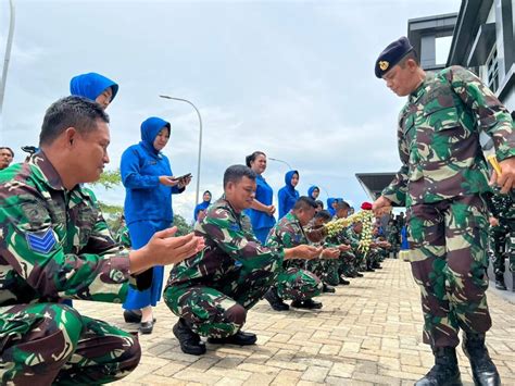 25 Prajurit Naik Pangkat Danlanal Kendari Tegaskan Anggota Junjung