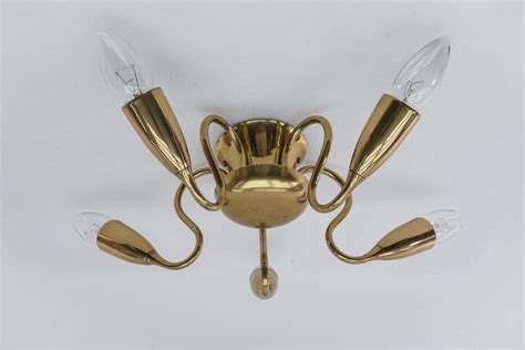 Lampada Sputnik Mid Century Moderna In Ottone Anni 50 In Vendita Su