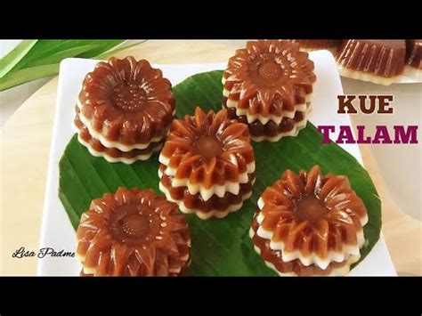 RESEP KUE TALAM GULA MERAH Sangat Lentur Dan Lembut Seri Jajanan