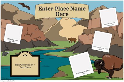Affiche Voyage Paysage Couleur 8 Storyboard Par Fr Examples