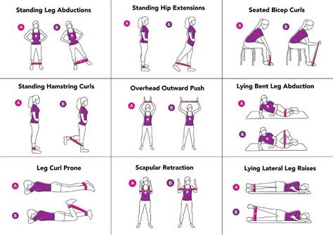 Printable Resistance Band Workouts Printable Word Searches