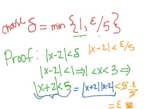 epsilon delta proof math calculus limits ap calc limits showme