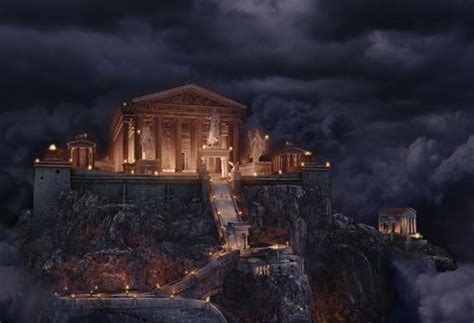 Mont Olympe résidence des Dieux Ancient greece Percy jackson