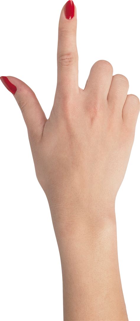 One Finger Hand PNG Image Pointing Hand Nail Colors Image Nails